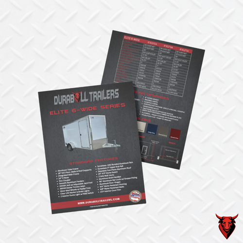 6-Wide Trailer SPEC Sheet | DuraBull Trailers