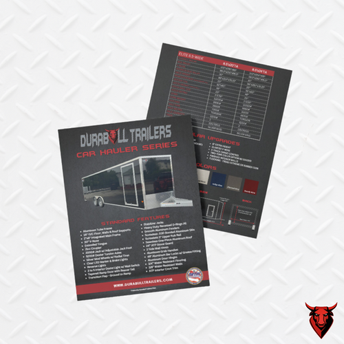 Car Hauler Trailer SPEC Sheet | DuraBull Trailers