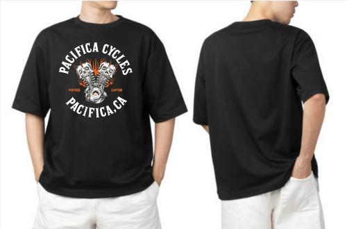 Pacifica Cycles T Shirt Original Logo | Pacifica Cycles
