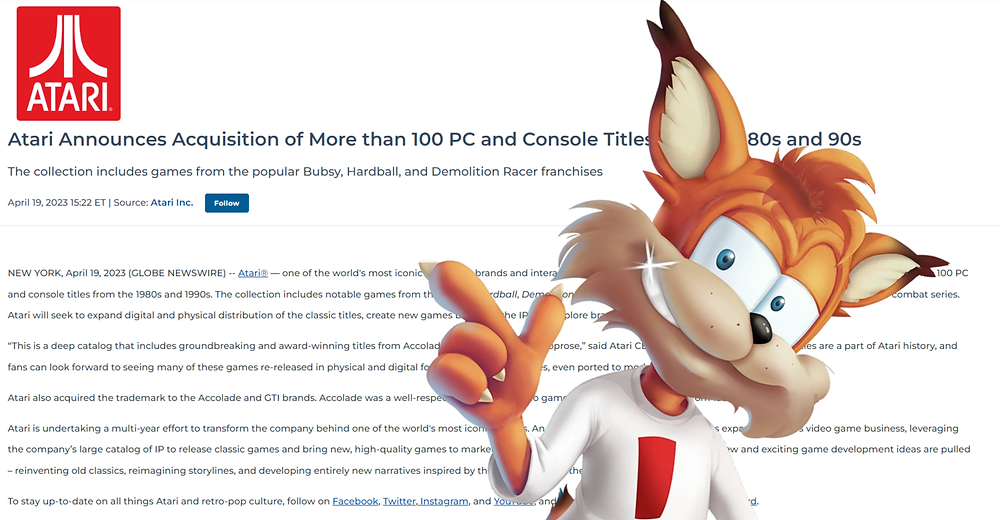 Atari Acquires 100+ Classic Titles