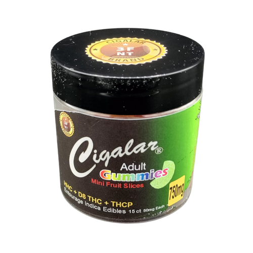 Organic/Vegan 50mg Mini Fruit Slices (Indica) | Cigalar