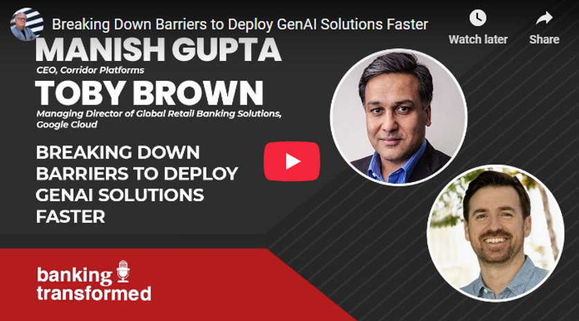 Breaking Down Barriers to Deploy GenAI Solutions Faster - Financial Brand