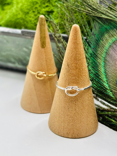 BECKY Dainty BFF Knot Ring | Rachel Renee Jewelry