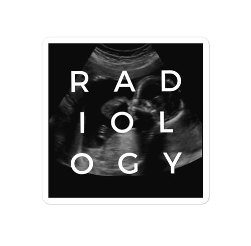 Ultrasound Radiology Sticker | Your X-Ray Tech