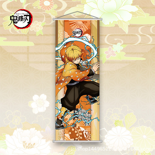 Zenitsu Demon Slayer Wall Scroll | Ninja Studio India