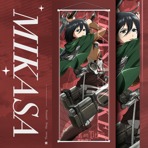 Mikasa Attack on Titan Wall Scroll | Ninja Studio India