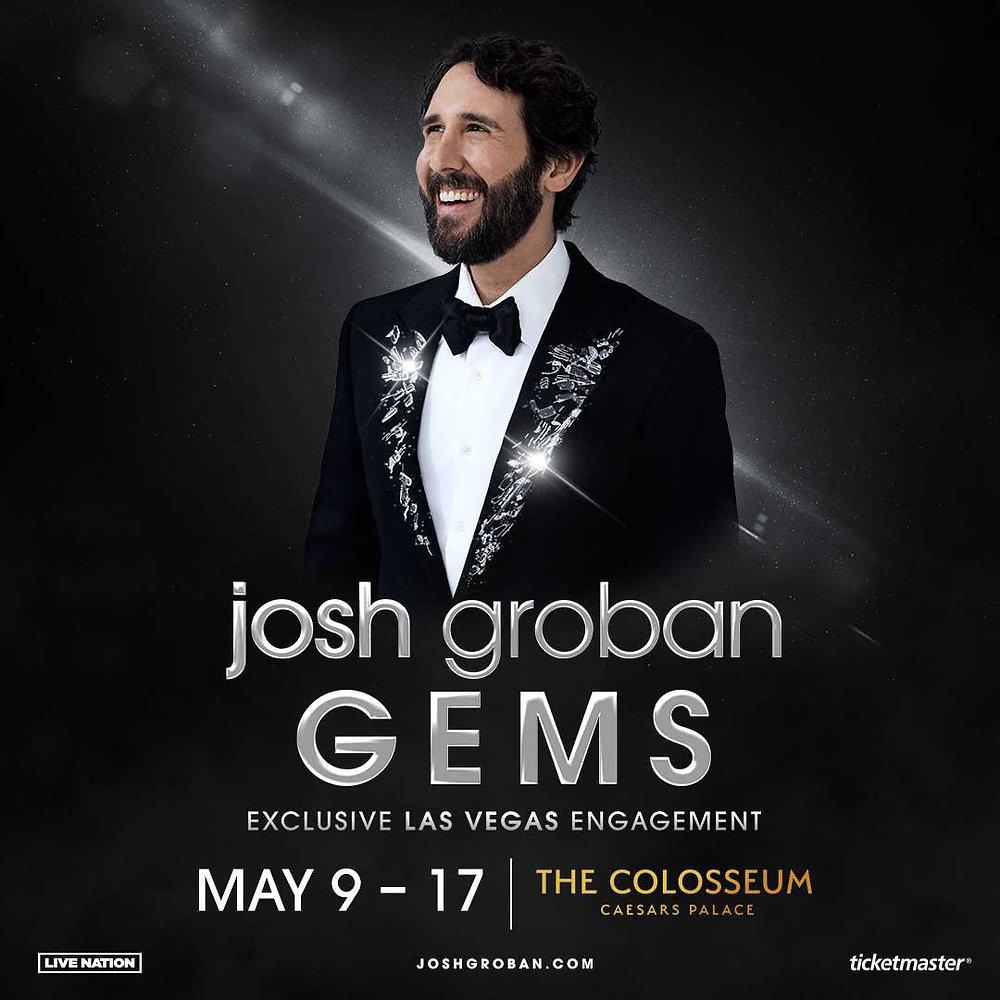 Josh Groban: GEMS The Las Vegas Engagement coming to Caesars Palace