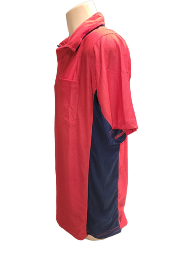 CUSTOM UMP - RED WITH NAVY PANELS | Custom Ump