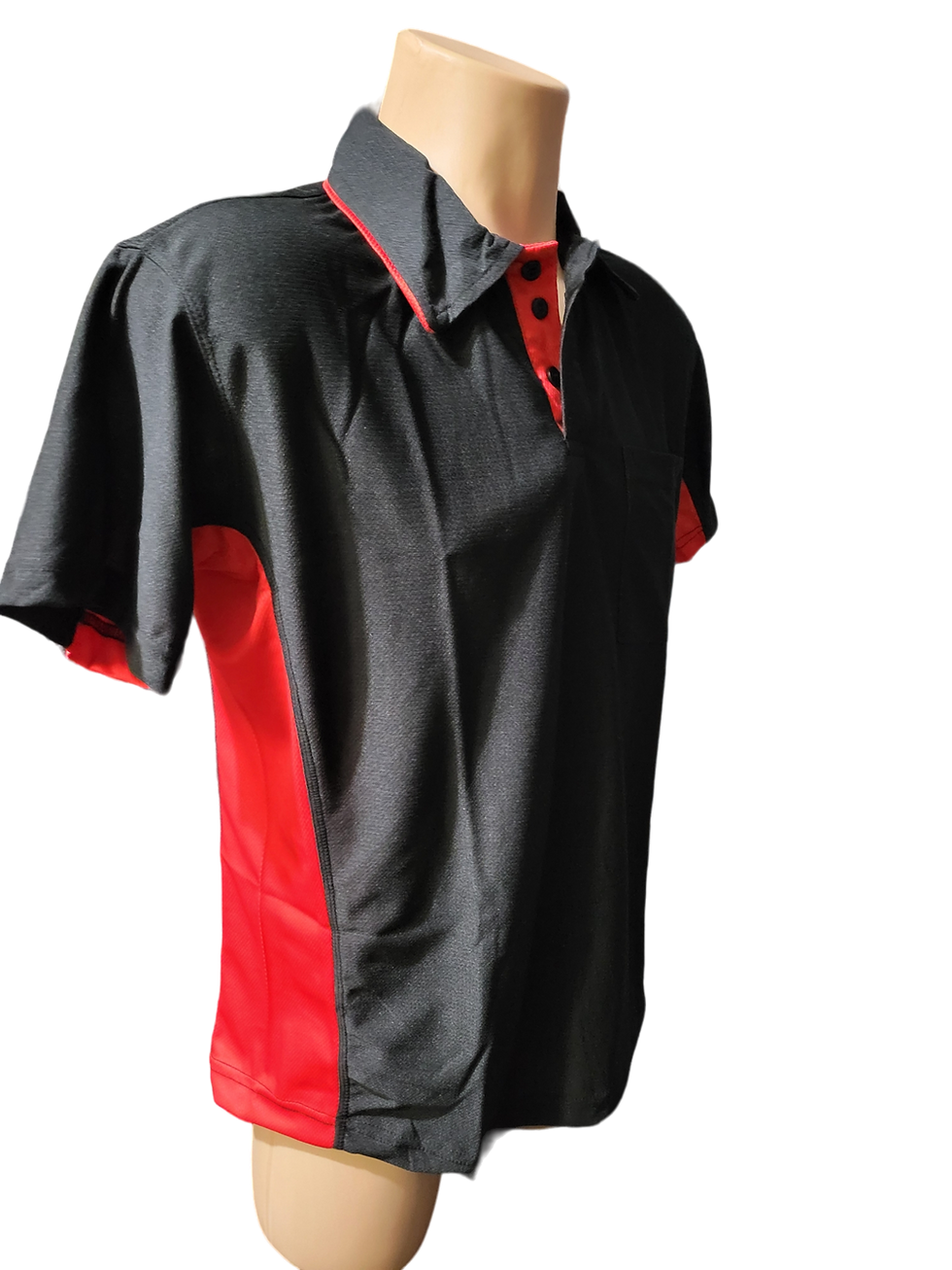 CUSTOM UMP - BLACK WITH RED PANELS | Custom Ump