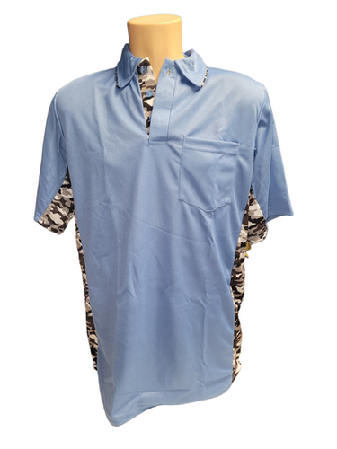 CUSTOM UMP - PRO BLUE WITH WHITE CAMO PANELS | Custom Ump