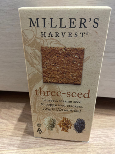 Miller’s Harvest three- seed Crackers | TheThoughtfulFruiter