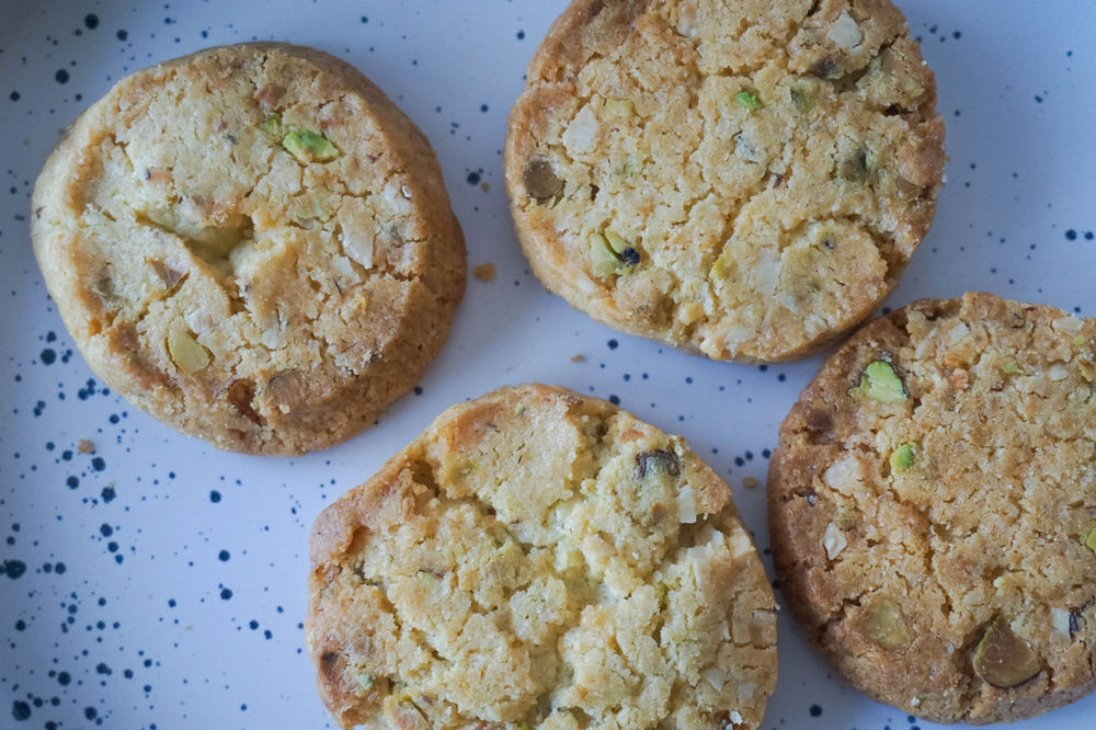Pistachio Cardamom Cookies