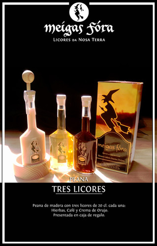 Peana de tres licores | meigasfora