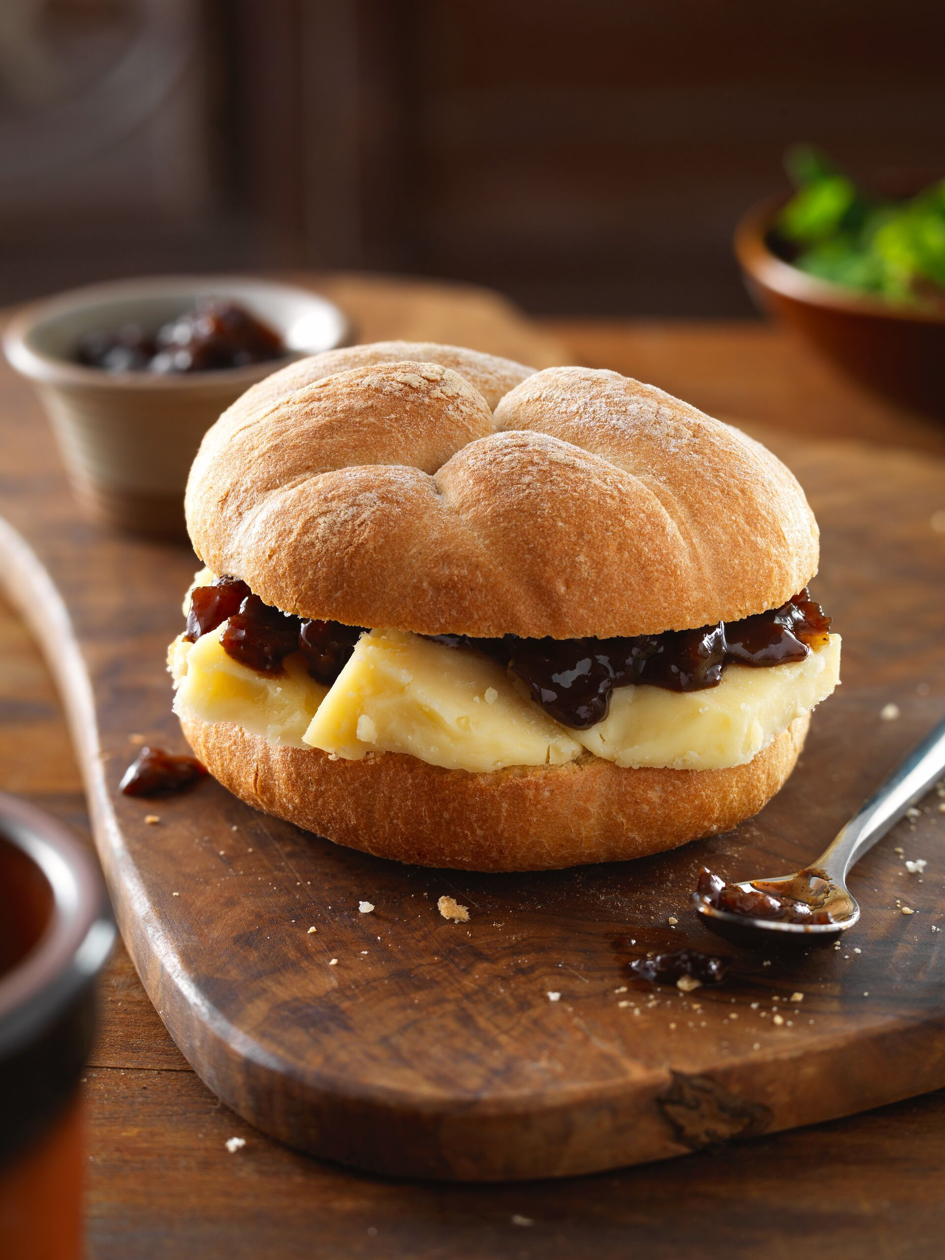 Cheese & Pickle Sandwiches