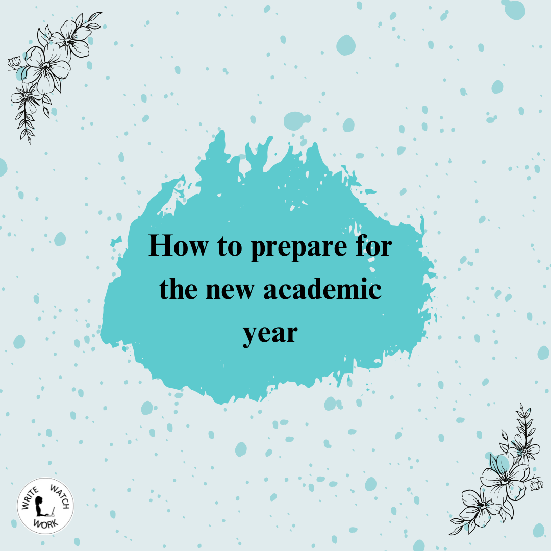 How to prepare for the new academic year