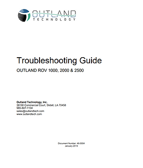 ROV-1000, 2000, 2500Resources | Outland Technology