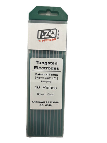 Green Tig Welding Tungsten Electrodes - Pure Tungsten (WP) | Azotherm ...