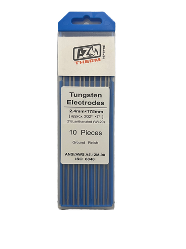Blue Tig Welding Tungsten Electrodes - 2% Lanthanated (WL20) | Azotherm ...