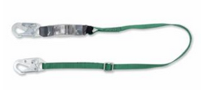 MSA V-Series Standard Single-Leg Adjustable Shock Absorbing Lanyard, 6 ...
