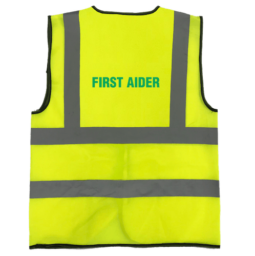 Hi Vis First Aid Safety Vest | Emergency Response Training