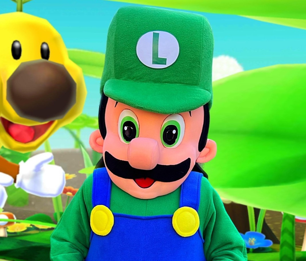 Luigi Game Hero Parody Character/Star Brite/Riverside, CA