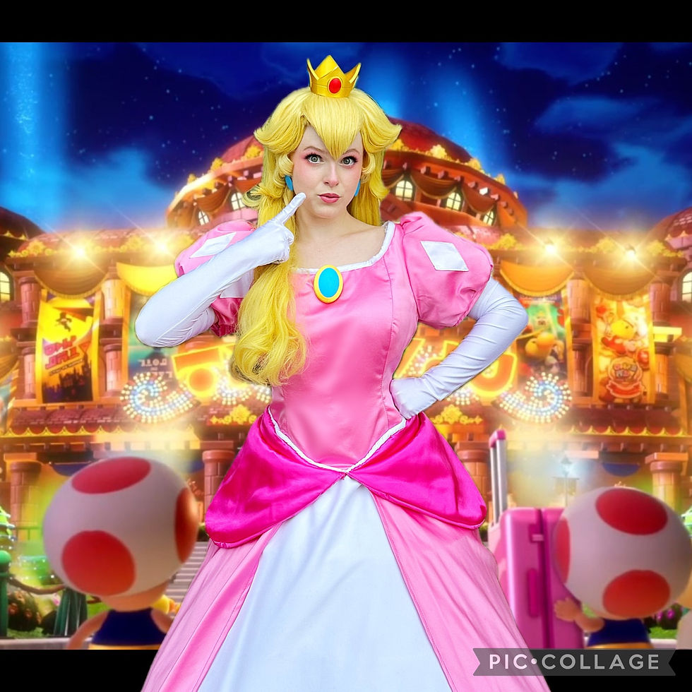 Princess Peach Parody Character/Star Brite Party/Riverside, CA