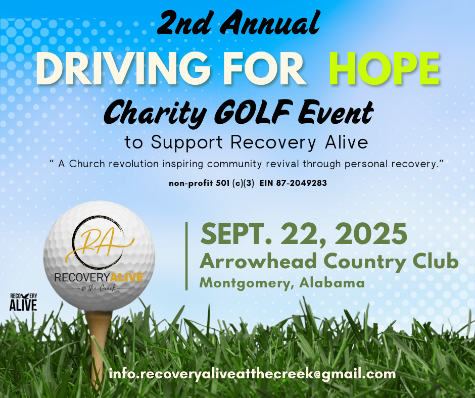 Driving for Hope Charity Golf Event | Recovery Alive Inc.