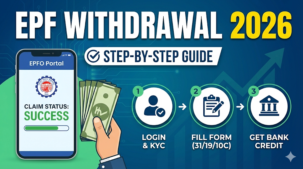How to Withdraw EPF Online (2026): UAN Portal & UMANG App Step-by-Step
