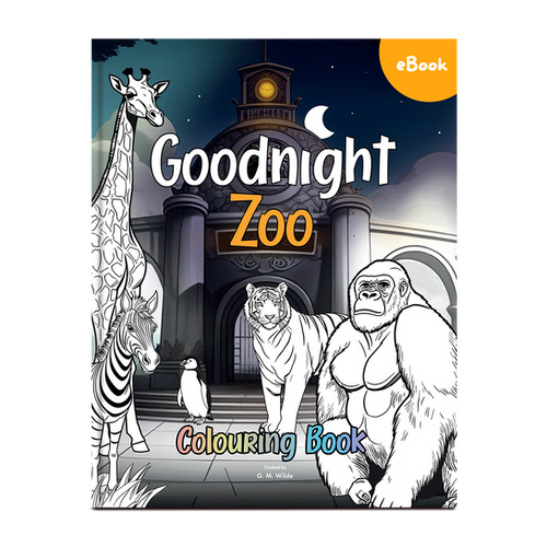 Goodnight Zoo Colouring eBook - Instant Download