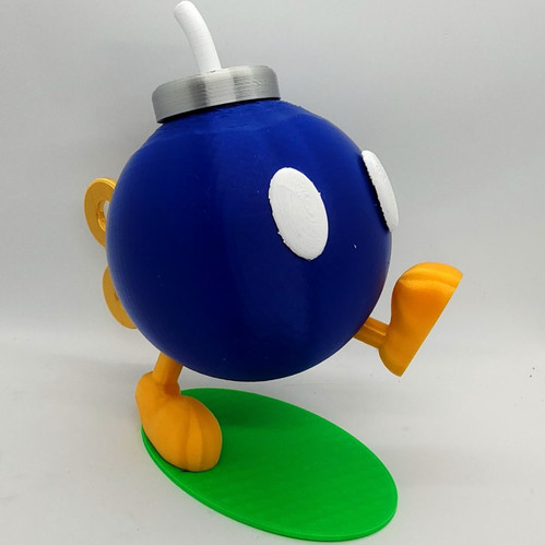 Bob-omb Figure | 3D Nerd Creations