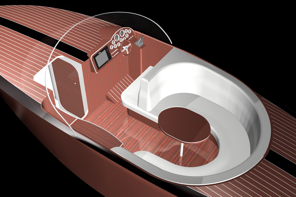 Custom Mahogany Powerboats | Baltic Runabout | Latvia