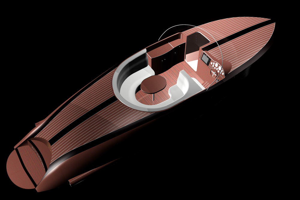 Custom Mahogany Powerboats | Baltic Runabout | Latvia