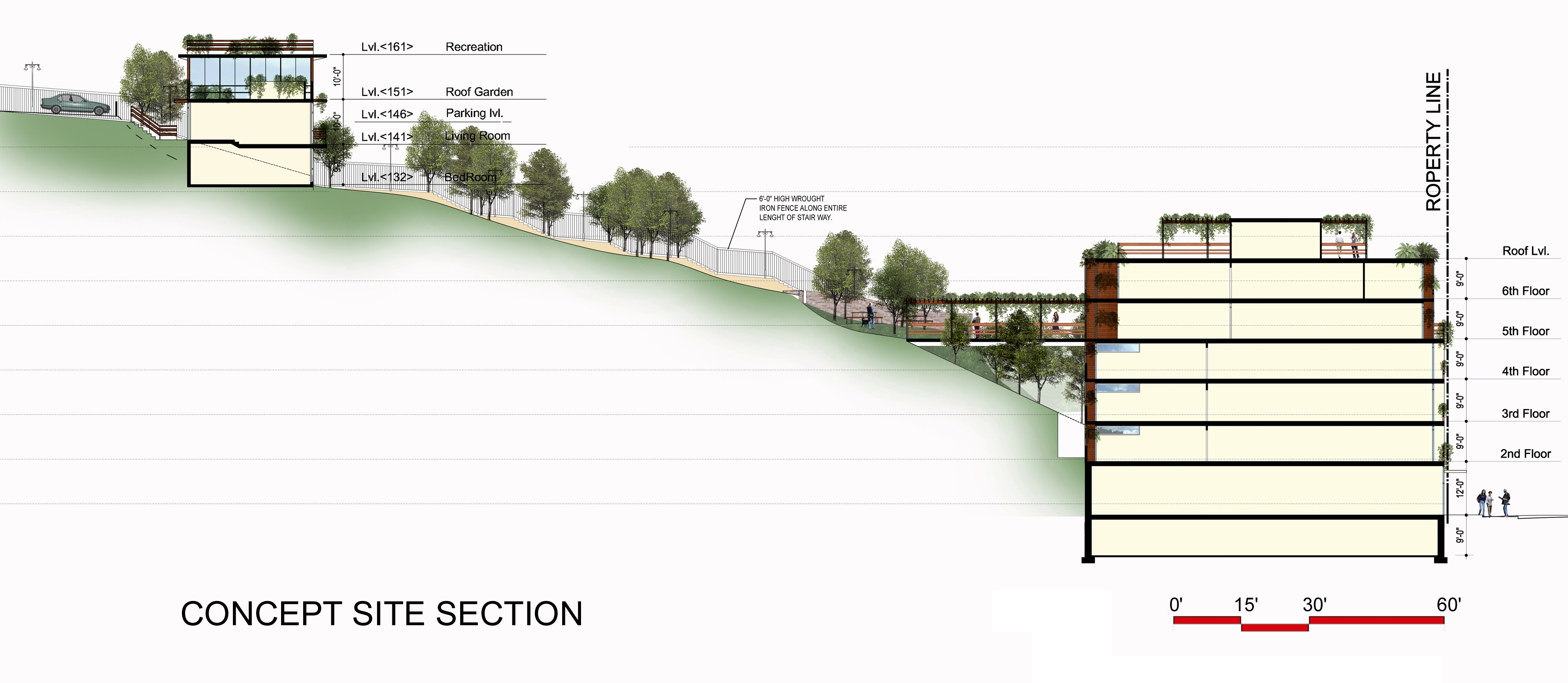 Mixed Use Hilltop Project | vb-architects