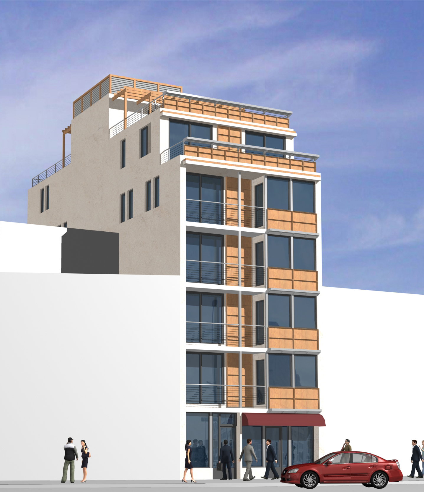 Mixed Use Hilltop Project | vb-architects