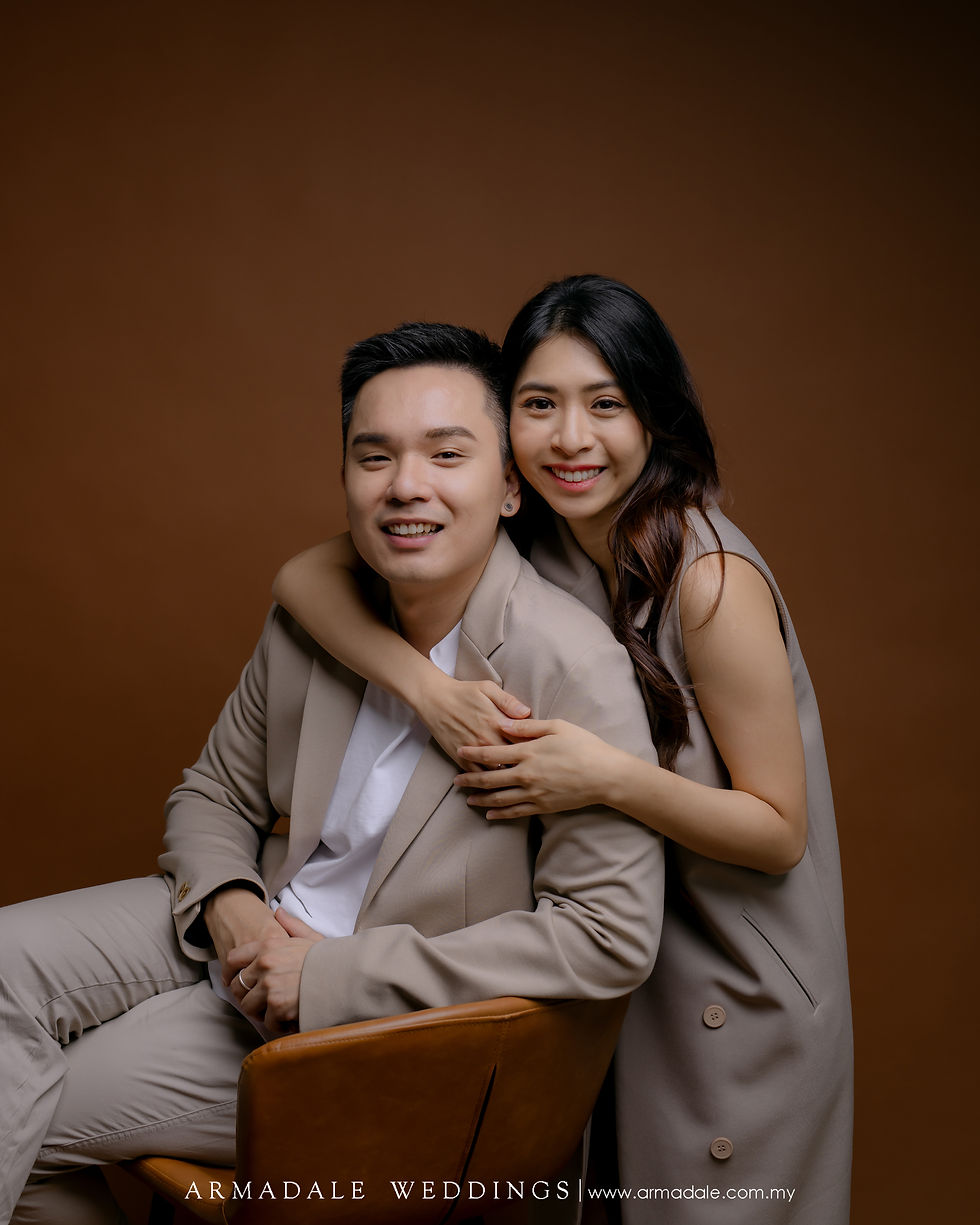 Indoor Couple Portrait by Armadale Weddings | Celebrating Ting Hooi ...