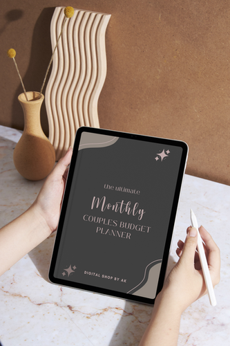 COUPLES' MONTHLY BUDGET PLANNER | Socialmediabyak