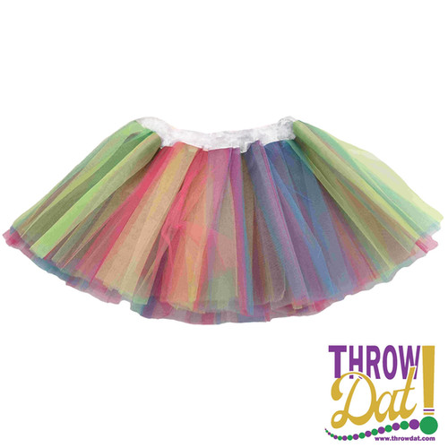 Rainbow Throw Tutus (10 Pieces Per Order) | Throw Dat
