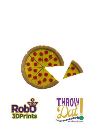 Pizza Slices Cabochons SM (8 pcs) | Throw Dat