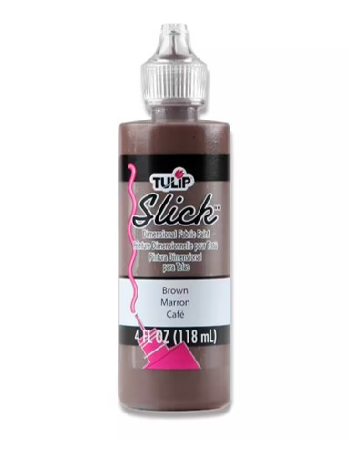 Tulip Puff Paint Shiny Brown 4 fl. oz. | Throw Dat