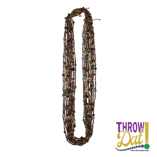 36" - 40" Adjustable Glass Beads (2.0-7.5mm) (1 Dozen) | Throw Dat