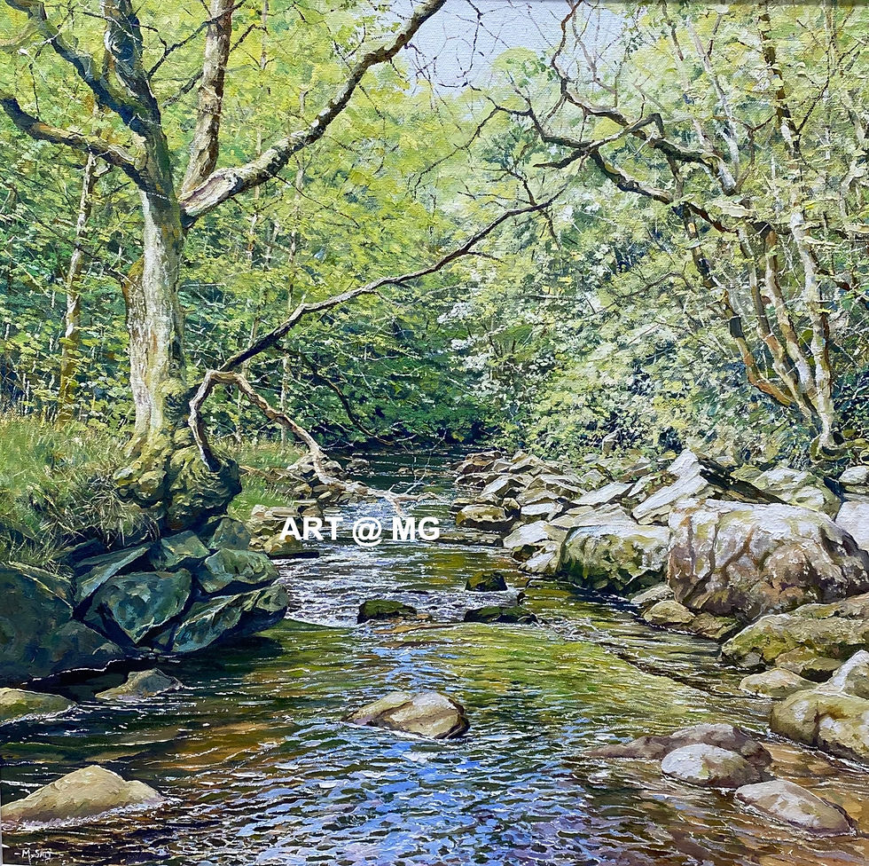 Michael Salt an artist at the barn