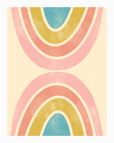 Double Rainbow - Art Poster | somegoodpaperco