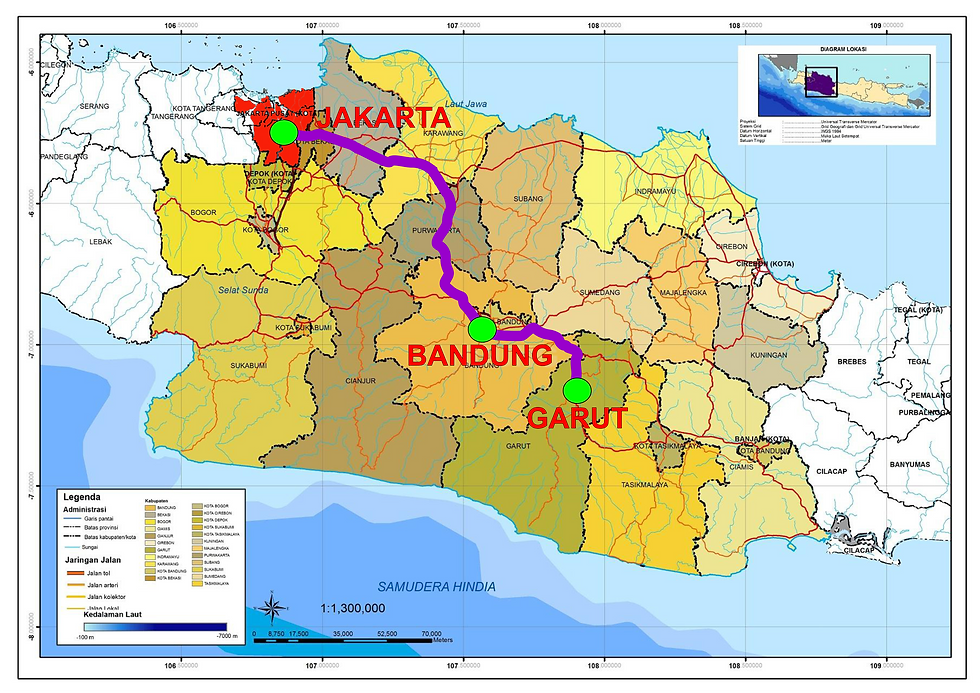 Garut on World Map | garut2