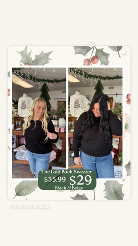 The Laid Back Sweater | Homemade Hippie