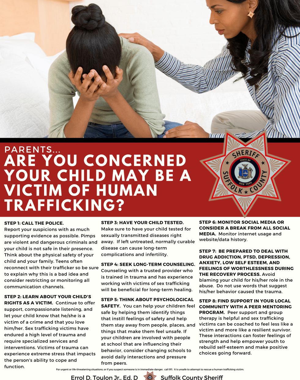 Human Trafficking Suffolk County Sheriffs Office