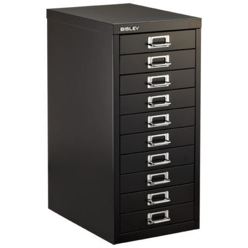 Bisley 10 Drawer filing Cabinet - Black | soundswholesale