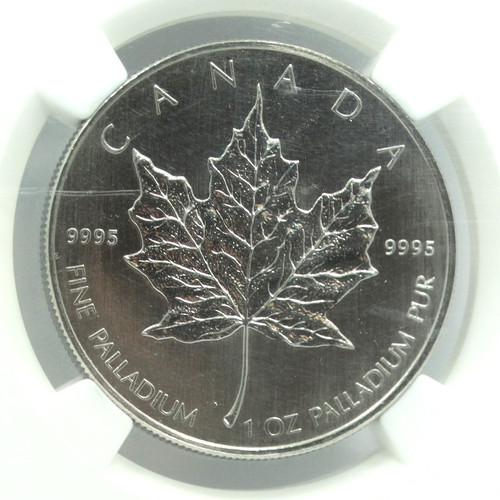 NGC MS67 2007 PALLADIUM Canada Maple Leaf 1 OZ Coin Pur PD$50 15,000 ...