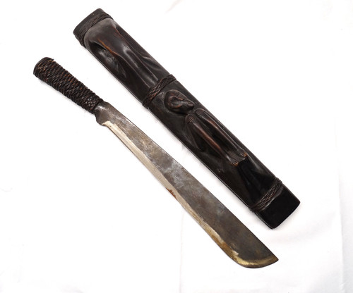 1900 C. Antique BONTOC IGOROT BOLO KNIFE Philippines Machete | ap-metals