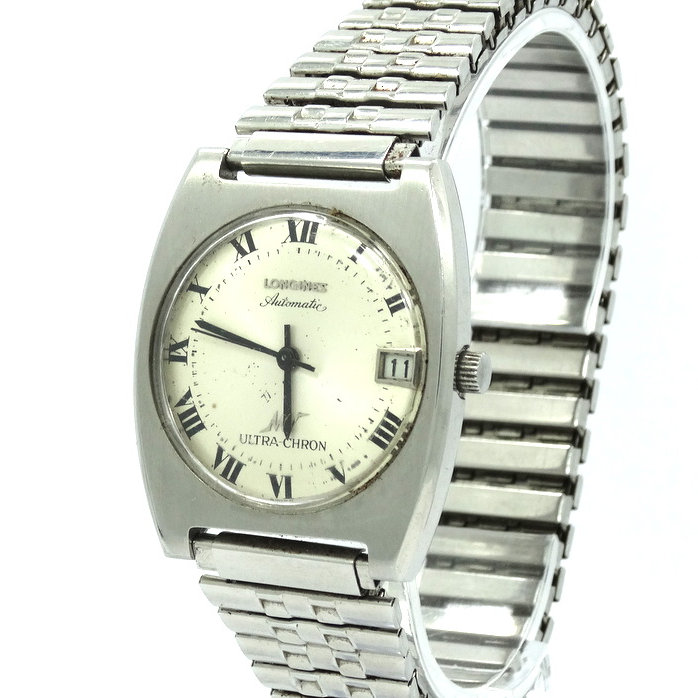 1970's LONGINES ULTRA-CHRON 431 Swiss Automatic 17 Jewel Stainless ...