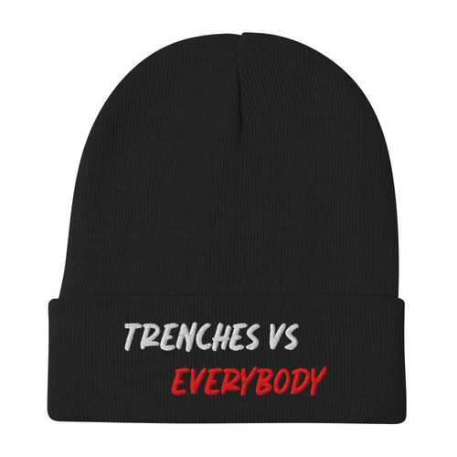 Embroidered Beanie | Trenches Boxing Gym